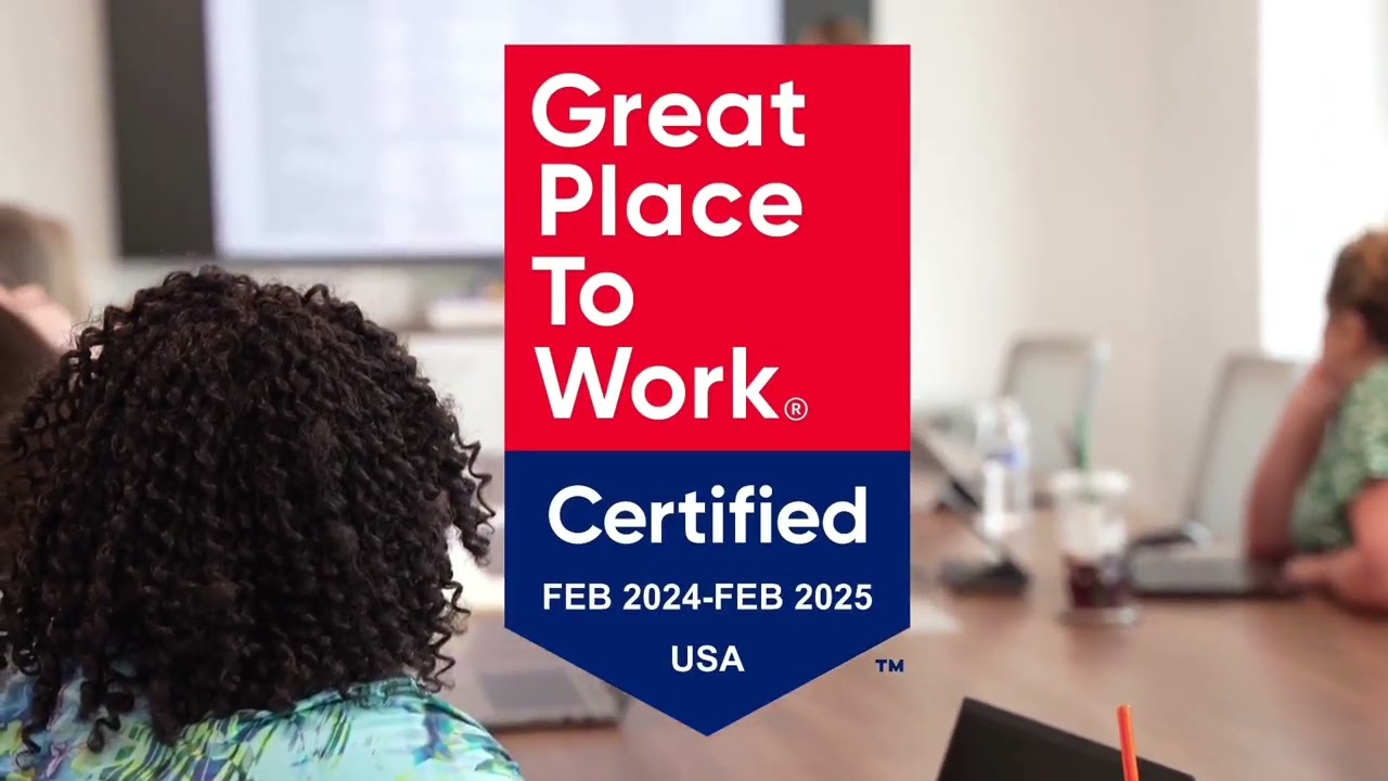 We Are Great Place To Work 2024 Certified
