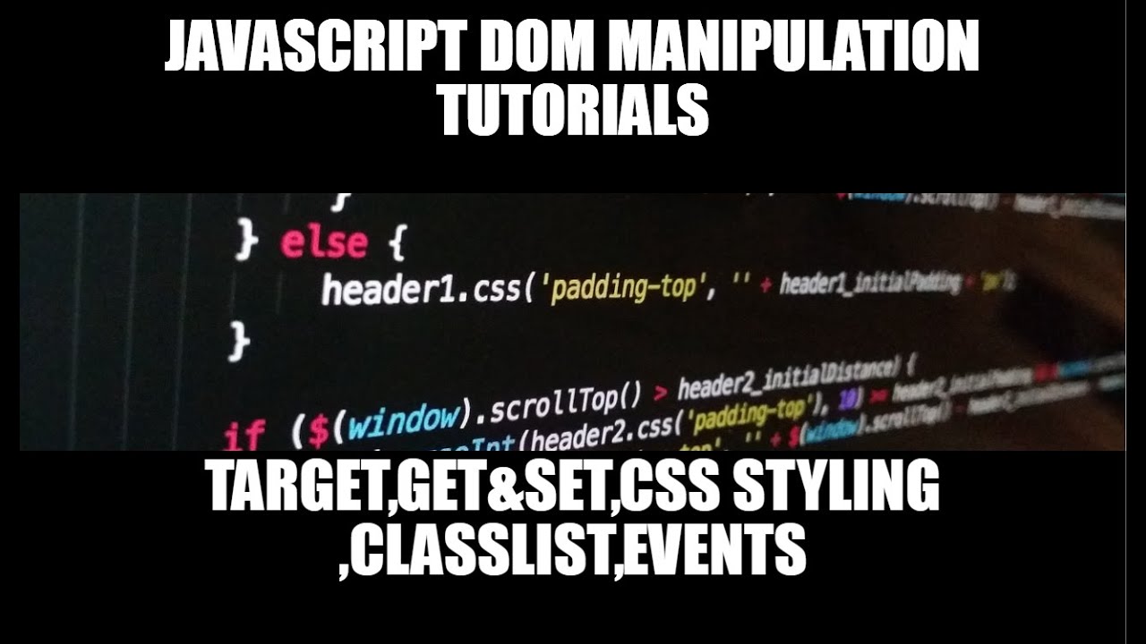 javascript DOM Tutorials  target method part-3