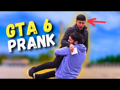 GTA 6 PRANK (VOR GTA 6) / PINK TANGA GANG SÄUBERT DIE STRASSEN / ALAN BANG PRANK