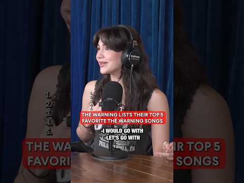 The Warning lists their top 5 favorite The Warning songs! #podcast #music #interview