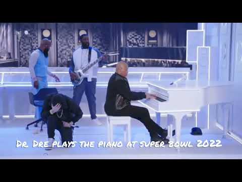 Dr. Dre Plays Piano At Super Bowl LVI 2022