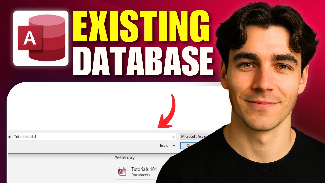 How to Open an Existing Database in Microsoft Access (Tutorial 2026)