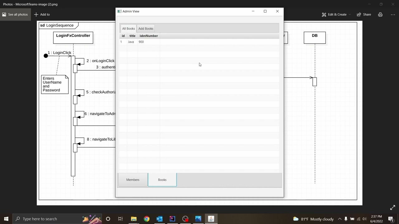 Library Management System (Group 6) - MPP JavaFX