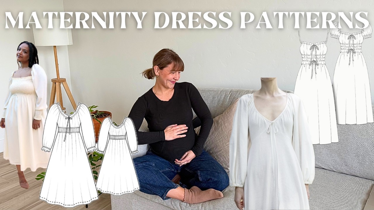 10 Maternity Sewing Patterns (Bump + Breastfeeding Friendly)