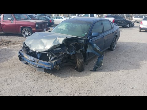 Tommys Wrecked 2005 Chevy Impala Impound Walkaround/ Damage Inspection/Is it saveable??