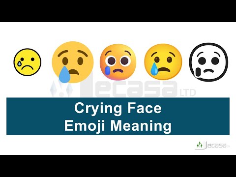 Crying Face Emoji 😢 Meaning | Learning Emojis