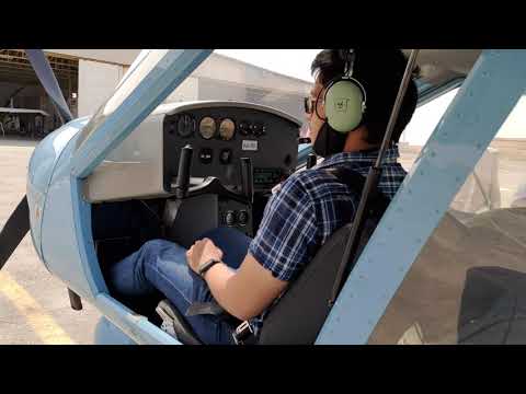 Danny flies Aeroprakt A32L - RAK Jazirah Aviation Club - 2021.03.13 - 02 Into the cockpit