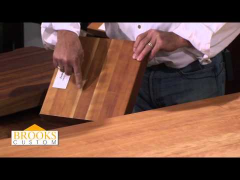 Edge Grain Wood Countertops and Butcher Blocks - Brooks Custom