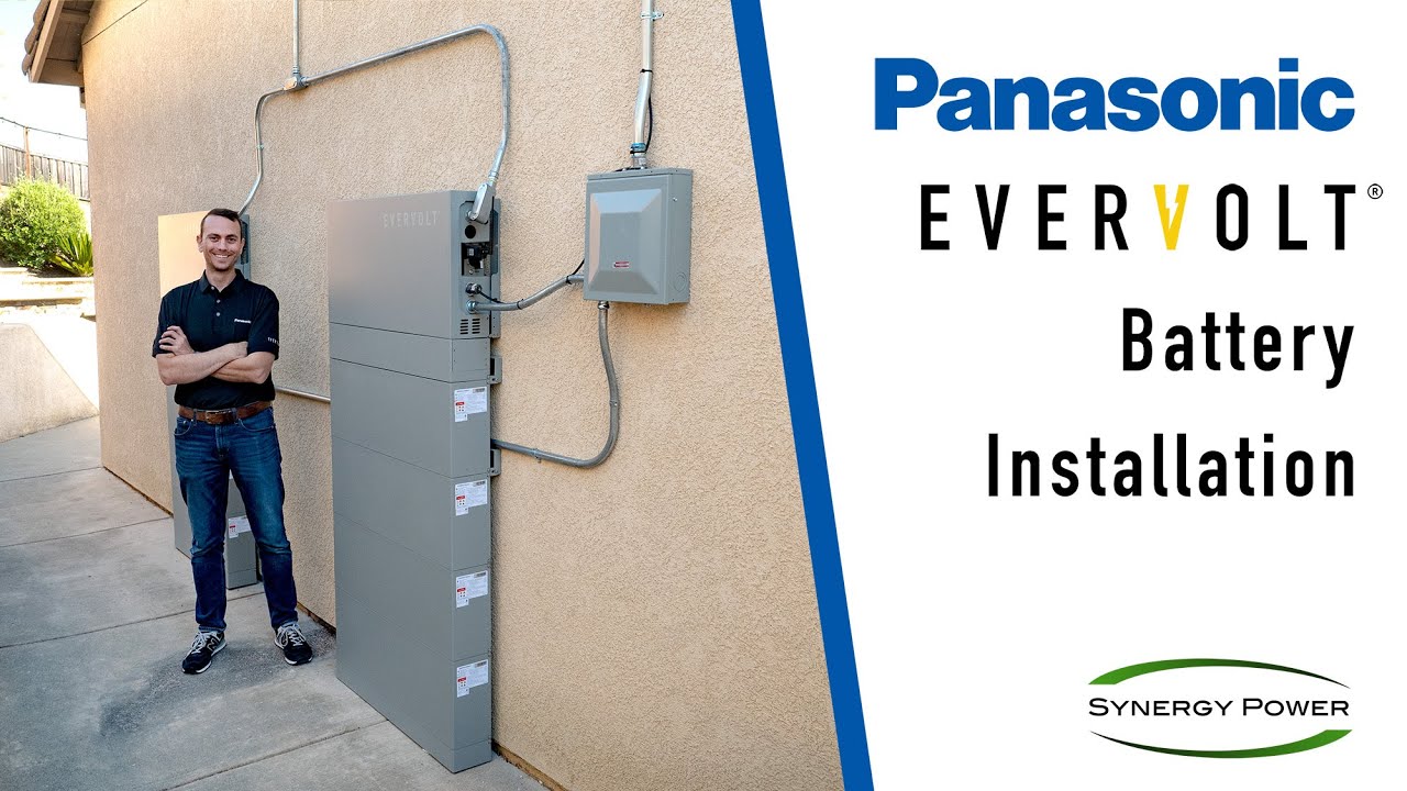 Panasonic EverVolt Battery Installation