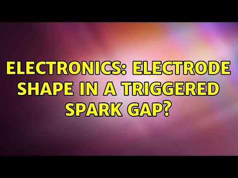 Electronics: Electrode shape in a triggered spark gap?