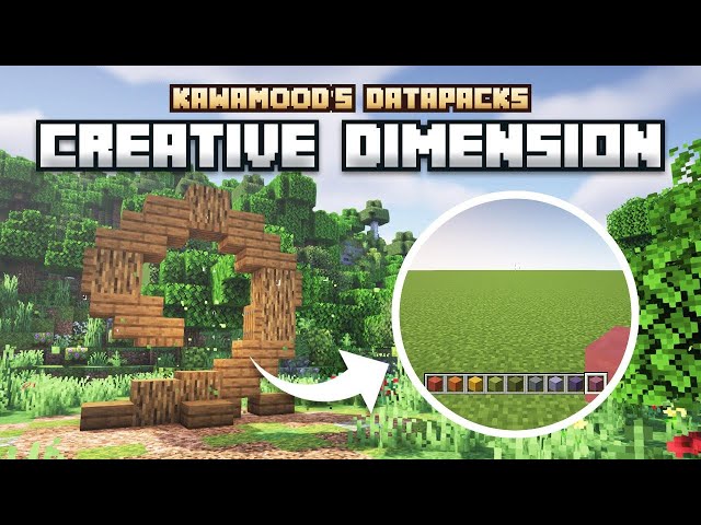 Safe Creative Dimension for Survival Worlds Minecraft Data Pack