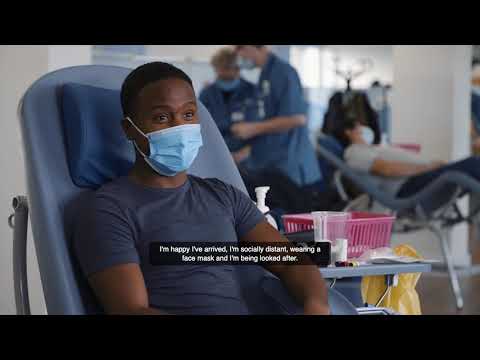 Giving blood during the pandemic