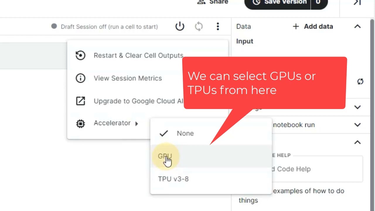 Using Kaggle GPUs | Kaggle Hardware Accelarators | Engineering Tutor
