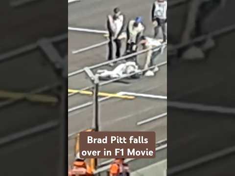 Goofy-ahh scene in the new F1 Movie -- #F1 #VegasGP #BradPitt #Netflix