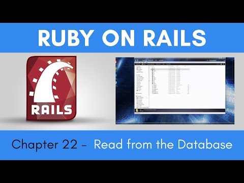 Learn Learn Ruby on Rails from Scratch Chapter 22 Read From The Database - Mind Luster