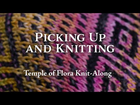 Temple of Flora KAL: Pick Up and Knit