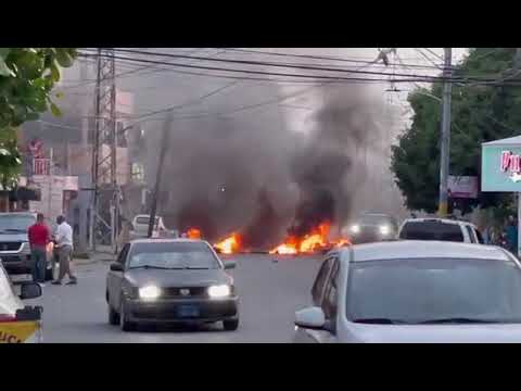 Quema de gomas por apagones y aumento de tarifas eléctricas en la ...