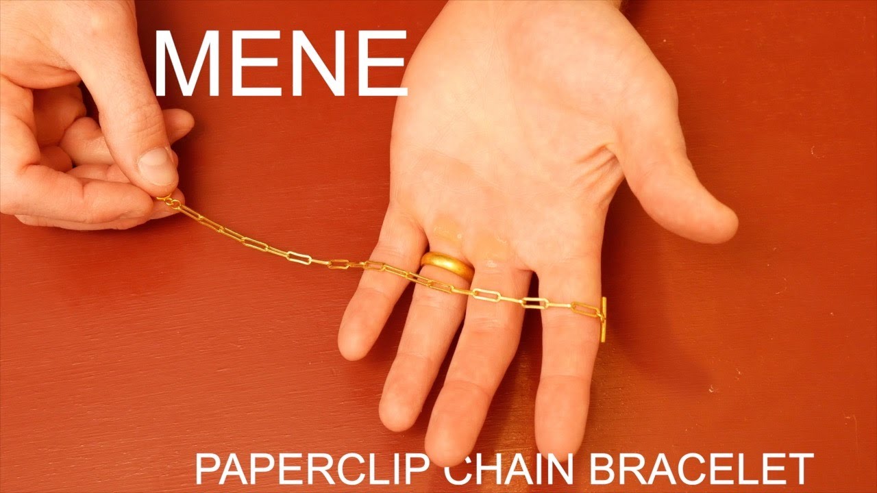 MENE Paperclip Chain Bracelet