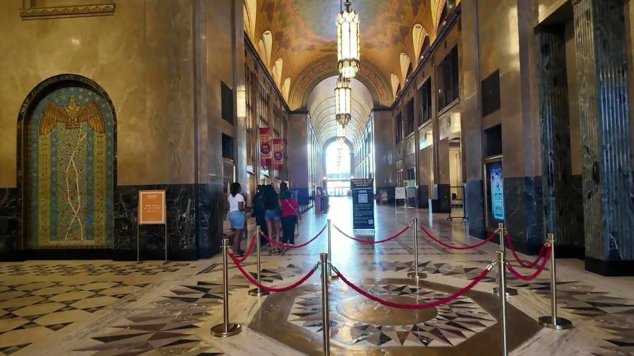Fisher Building in Midtown Detroit, Michigan