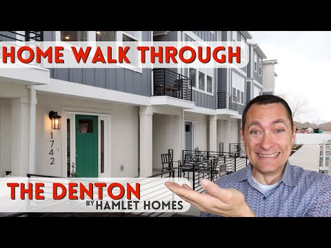 New Home Walk Through - Hamlet Homes Utah - The Denton