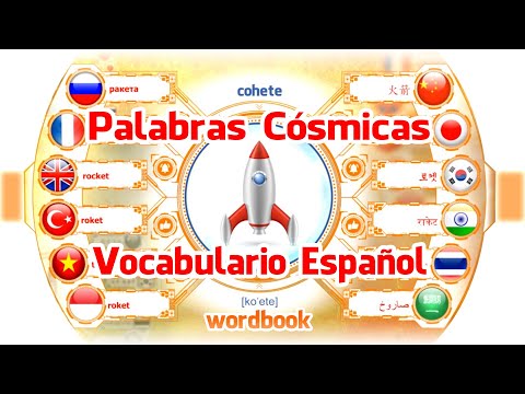 Lesson: Space Words | Learn Spanish Vocabulary With Pictures | Word Book