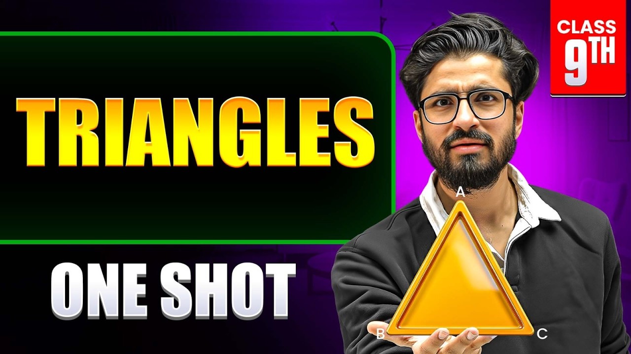 Triangles Class 9 in ONE SHOT🔥 || Chapter 7 Maths || Ritik Mishra