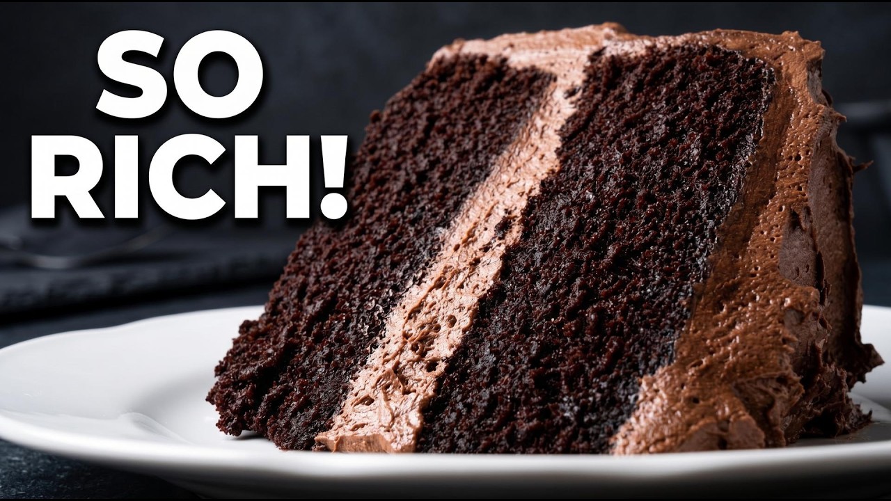 I Finally Perfected the BEST Homemade Chocolate Cake — Incredibly Moist & Rich!