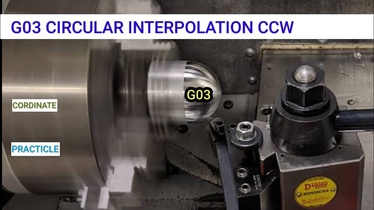 Difference between G02 and G03 | the function of Code G03 | #cnclathemachine