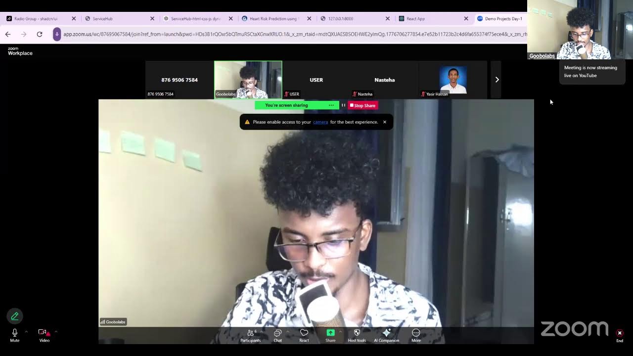 Demo Projects Day-1 | Machine Learning & data sceince B2