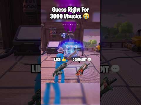 did you guess the correct weapon? 😭 #fortnite #fortniteclips