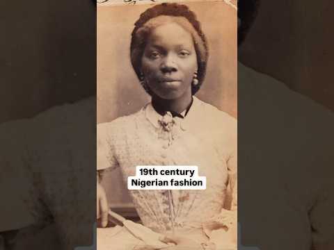 19th century Nigerian fashion 🇳🇬 || 1800s photography || #history #shorts #fashion #vintage