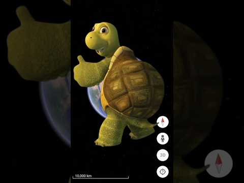The Giant Turtleπ’on Google map and Google Earth π