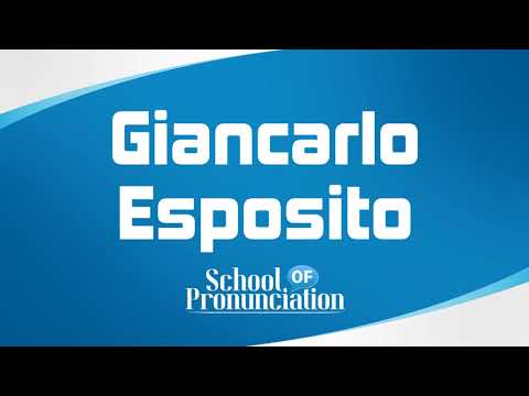 Learn How To Pronounce Giancarlo Esposito