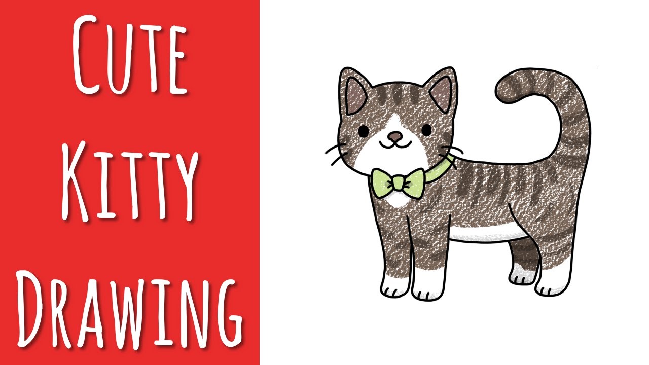 Cute Kitty Drawing Lesson for Kids