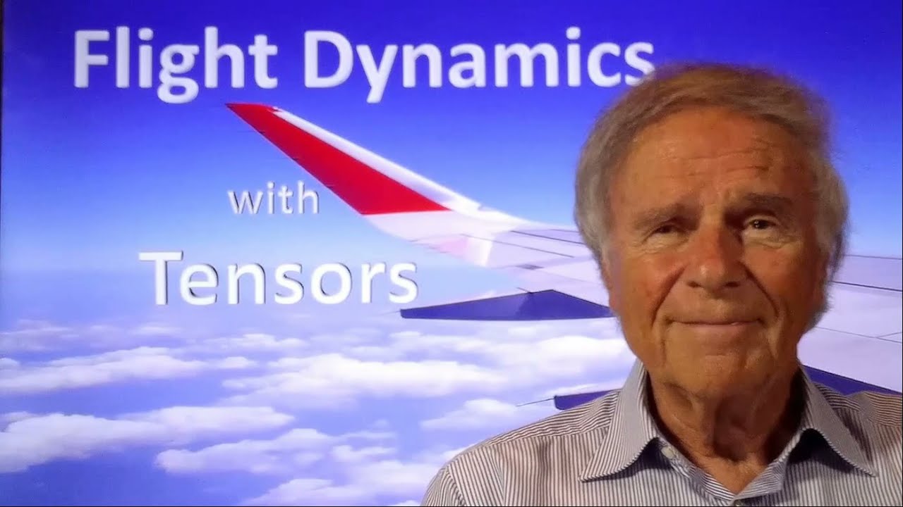 Flight dynamics with tensors that become matrices for computation
