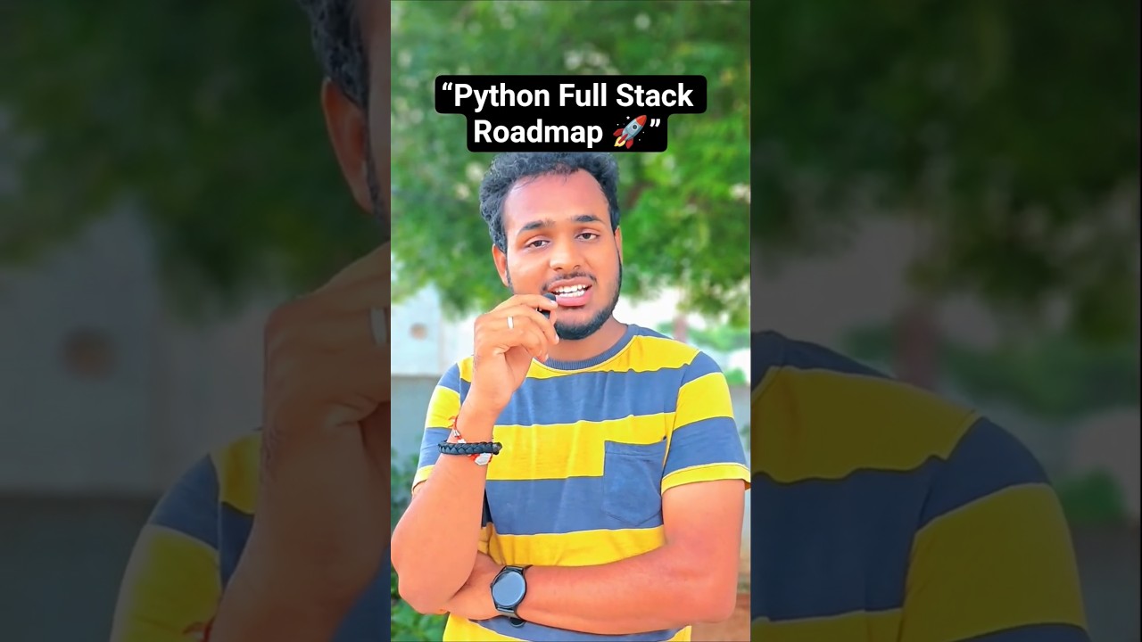 Python Full Stack Development Roadmap | Frontend + Backend Explained #Python #FullStack #developer