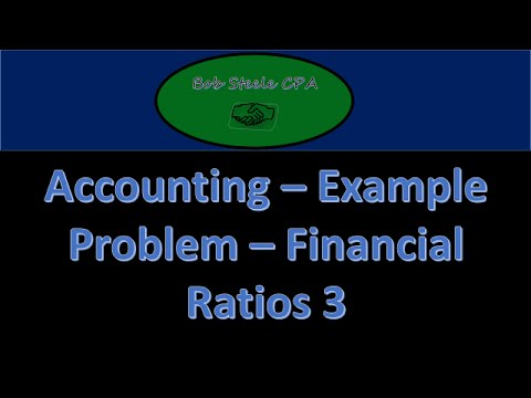 1700.30 Current ratio, quick ratio, acid-test ratio, working capital part 3, how to calculate
