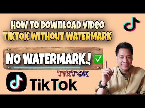 PAANO MAG DOWNLOAD NG VIDEO SA TIKTOK NG WALANG WATERMARK