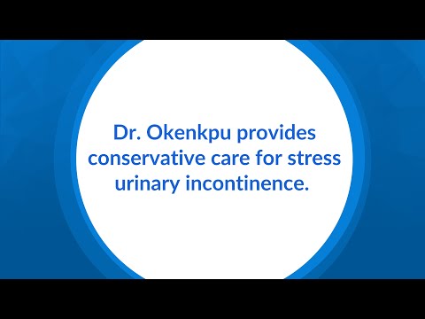 Crystal Okenkpu, PT, DPT, helps patients with urinary leakage