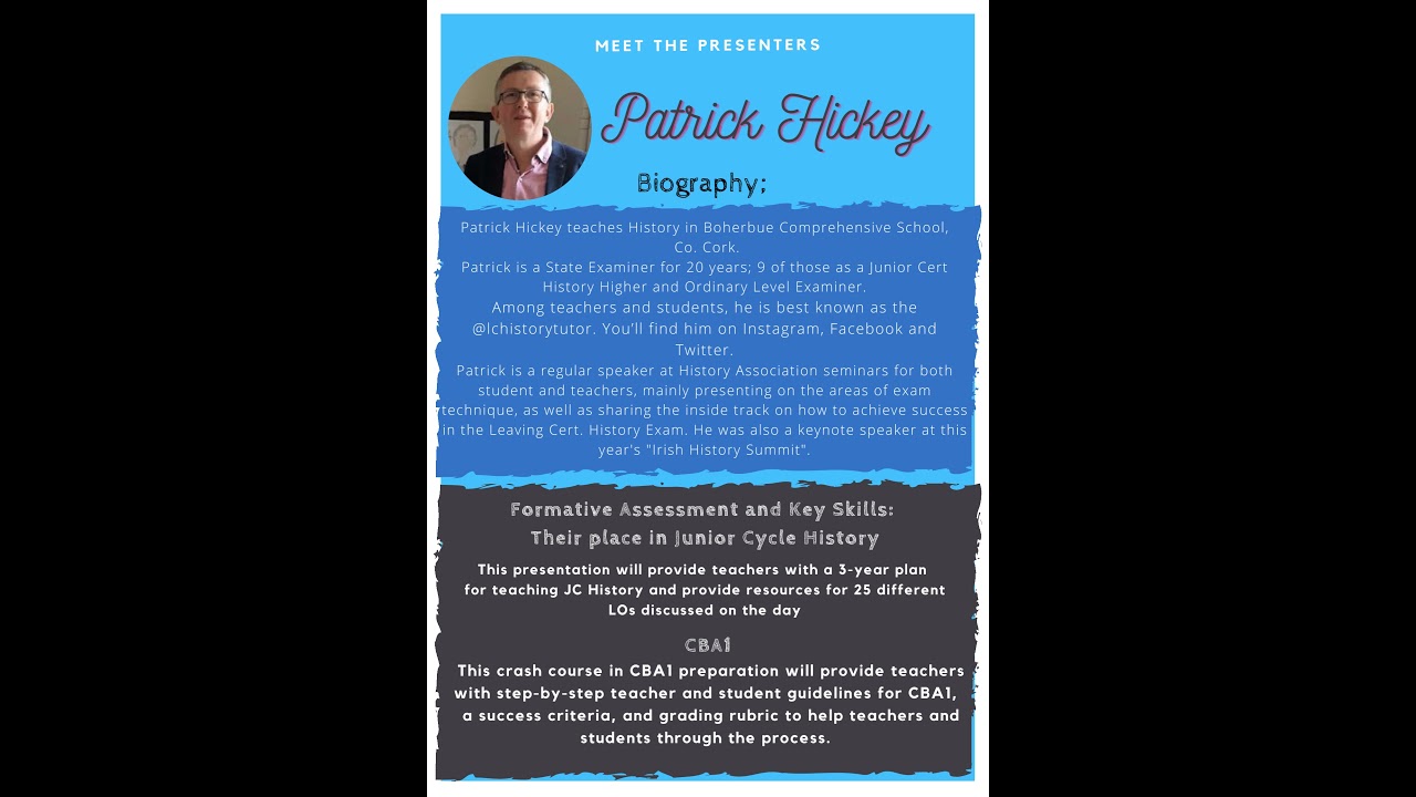 Professional Learning Day for Junior Cycle History Teachers