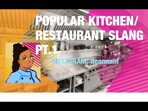Most popular kitchen/restaurant slang