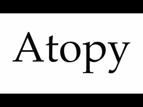 How to Pronounce Atopy