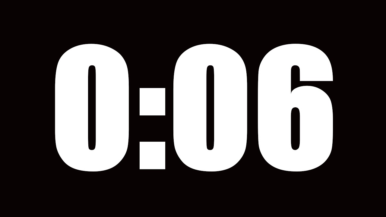 6 SECOND TIMER | LOUD ALARM ⏰