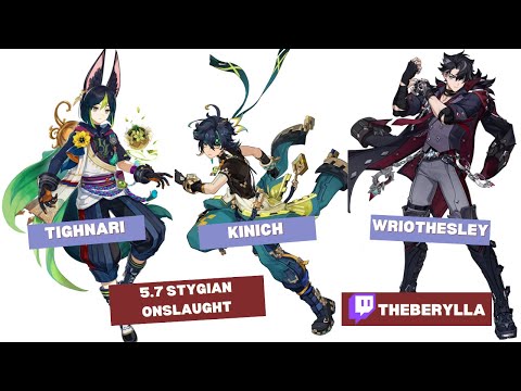 5.7 Stygian Onslaught - Fearless Difficulty with C6 Tighnari & C4 Kinich & C1 Wriothesley