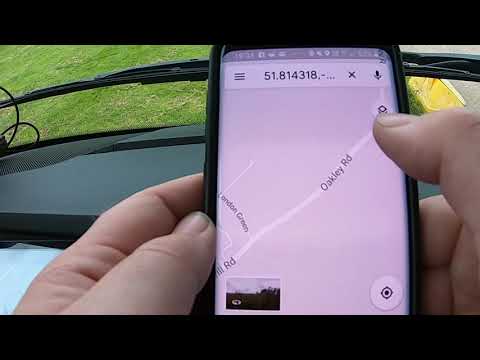 PART 1: Using longitude/latitude values with Tomtom satnav and Google maps