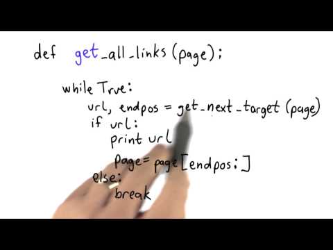 Starting Get All Links - Intro to Computer Science