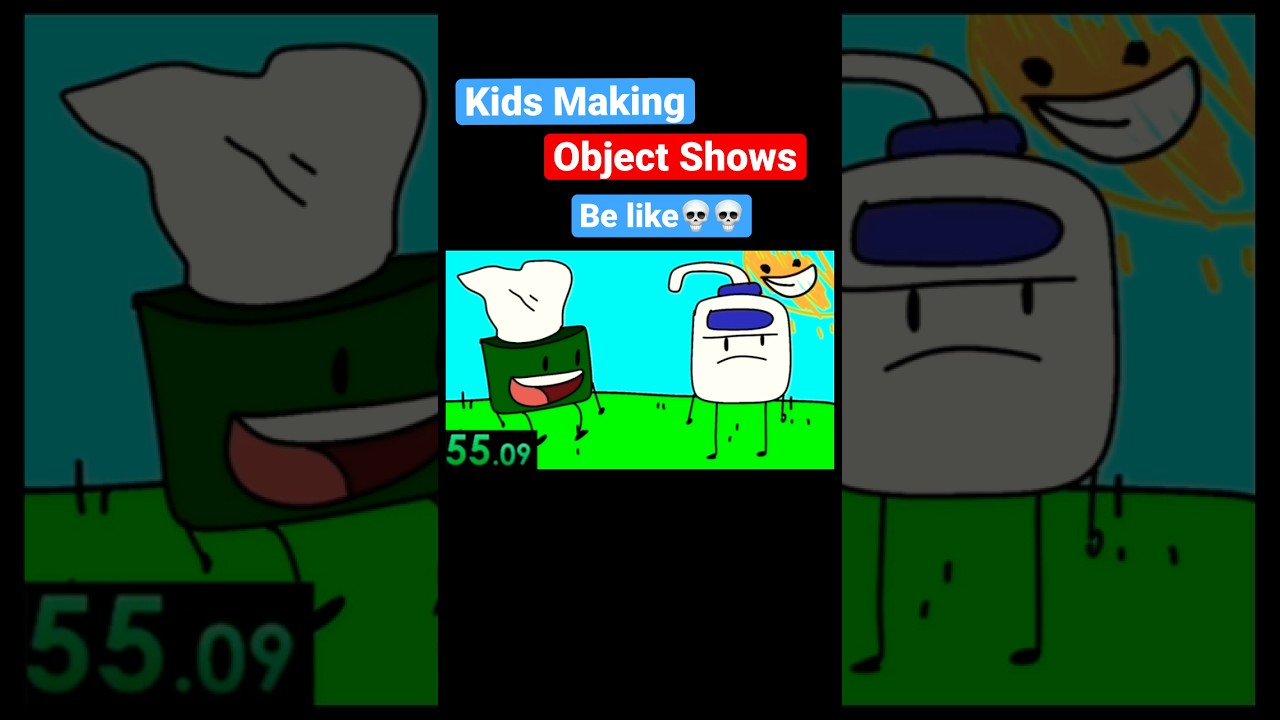 Kids Making Object Shows Be like.. #shorts