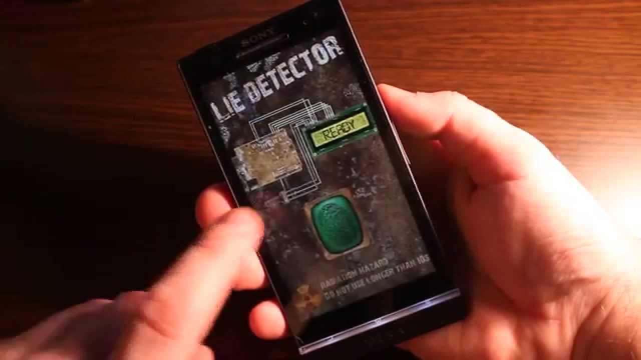 Radiation Lie Detector (android app)