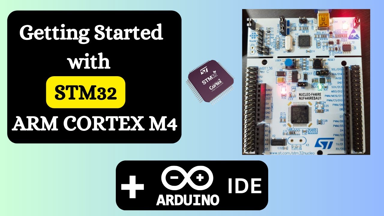 STM32 ARM Cortex M4 Nucleo Board Tutorial with Arduino IDE | Get Started in Minutes!