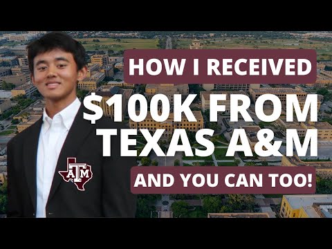 How I Received A FULL $100K SCHOLARSHIP From Texas A&M (And Things NOBODY TELLS YOU)